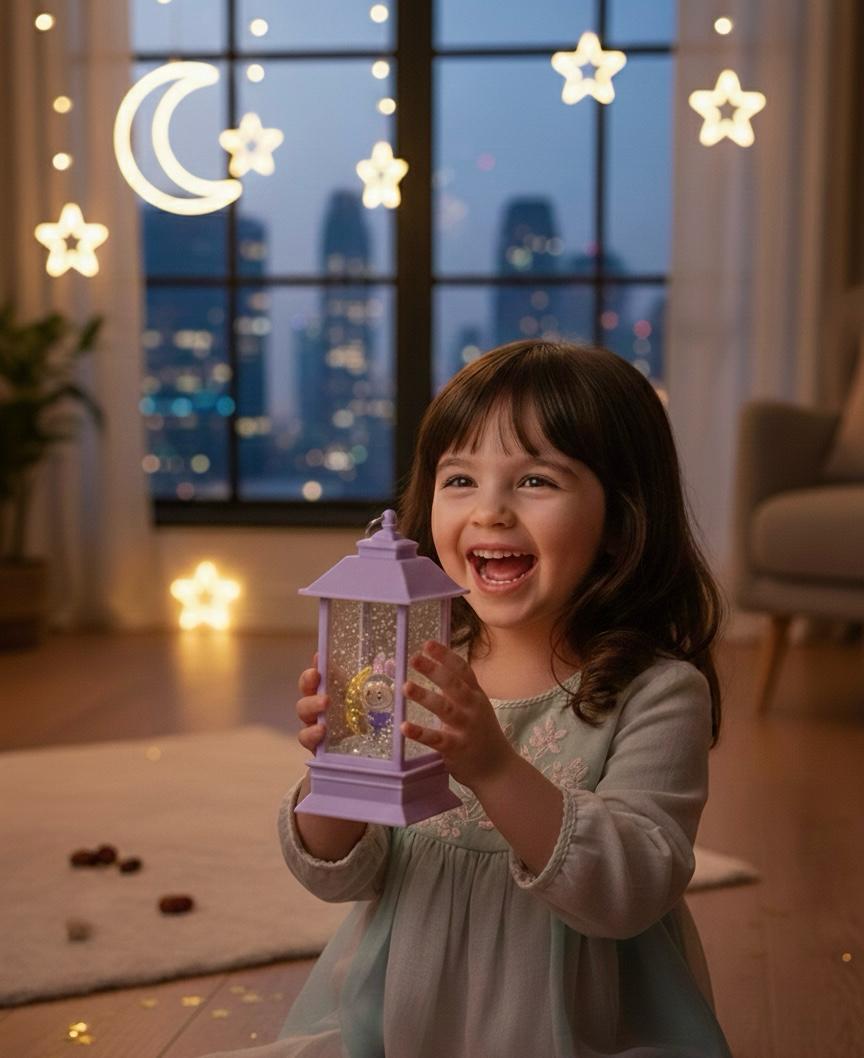 Lunar Dreamer: Labubu-Inspired Glitter Lante – Promoduck